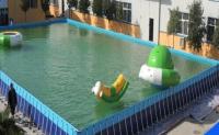 China SGS 10M X 10M PVC Swimming Pool Metal Frame For Summer Inflatable for sale