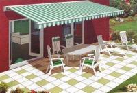 China Awning Stripe 480g Fire Resistant Tarpaulin UV Resistant With 35% Polyester High Strength Material for sale