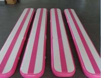 China Customized Inflatable Gymnastics Air Mat With Repair Kits Indoor Entertainment Air Track Mat for sale