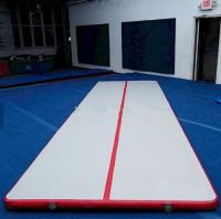 China Customized Inflatable Gymnastics Air Mat With Repair Kits Indoor Entertainment Air Track Mat for sale