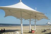 China Anti Aging Heat Resistant Tarp 750g Awning Fabric With Different Colorful Appearance for sale