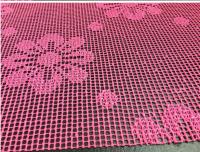 China Crack Resistance Laminate Flooring Underlay Flowers Design Foam Coat Anti Slip Pvc Mat for sale