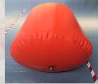 China Flame Retardant Methane Storage Tank Red Tarpaulin With Large Capacity 10000L Liquid Containment Fuel Bladder for sale