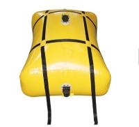 China Sealed 2000 Liter Flexible Fuel Bladder ，Yellow Anti-UV Fuel Pillow Tanks Liquid Containment Fuel Bladder for sale
