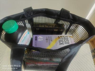 China Multi Functional Stronger PVC Coated Mesh Bag for Fishing Shopping or Sport Storage Bag for sale