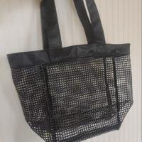 China OEM Service Mesh Handbag For Beach Outdoor Sports Or Shopping PVC Mesh Storage Bag for sale