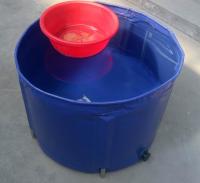 China 7000L Non-Corrosive Tarpaulin Fish Tank , Long Life Diy Fish Pond Collapsible Fish Tank for sale