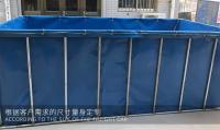 China Light Colors Tarpaulin Fish Tank With UV Stabilized Polyethylene Sheet Collapsible Fish Tank for sale