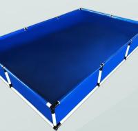 China Above Ground Small Plastic Fish Pond , Water Storage Tanks Laminated Tarpaulin Fish Tank for sale