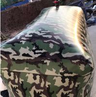 China 2000L Light Weight  Tarpaulin Water Tank Easy Take PVC Coated Water Tank Portable Water Tanks for sale