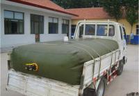 China Vehicle Collapsible Water Container ,Dark Green Color 3500 Liter Water Bladder Tank for sale