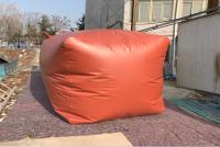 China Flexible PVC Red  Methane Storage Tank With TPU Tarpaulin For Cooking Fuel for sale