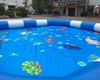 China Custom Inflatable Indoor Outdoor Portable Inflatable Swimming Pool 3.5M*3.5M Swimming Pool Material for sale