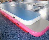 China Gas Tight  Gymnastics Air Mat , High Strength Bounce Mat With Good Glue Air Track Mat for sale
