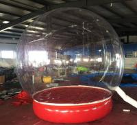 China Inflatable Bubble Show Ball Inflatable Red Bubble Tent For Display 2M D Inflatable Bubble Camping Tent for sale
