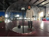 China Inflatable Bubble Show Ball Inflatable Red Bubble Tent For Display 2M D Inflatable Bubble Camping Tent for sale