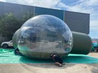 China Custom Designs Accepted Inflatable Bubble Tent Product Size 5M Plastic Type Clear for sale