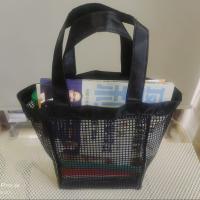 China OEM Service Mesh Handbag For Beach Outdoor Sports Or Shopping PVC Mesh Storage Bag for sale