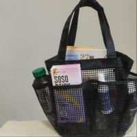China PVC Mesh Bag For Storage Cosmetics Books Balls Umbrella Eyeglasses Large Capacity Beach Bag for sale