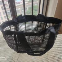 China Strong Load Bearing Capacity Shopping Bag Beach PVC Mesh Bag Custom Design Logo for sale