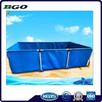 China Qingdao Loading Port Tarpaulin Fish Tank For Waterproof Aquaculture Farms for sale