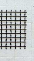 China Industrial Grade PVC Coated Polyester Mesh Geogrid For Railway Or Soft Soil Foundation for sale