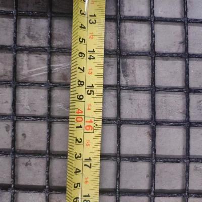 China Industrial Grade PVC Coated Polyester Mesh Geogrid For Railway Or Soft Soil Foundation for sale