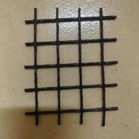 China Industrial Grade PVC Coated Polyester Mesh Geogrid For Railway Or Soft Soil Foundation for sale
