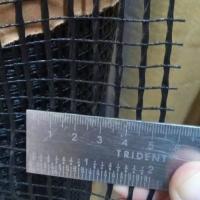 China Industrial Grade PVC Coated Polyester Mesh Geogrid For Railway Or Soft Soil Foundation for sale