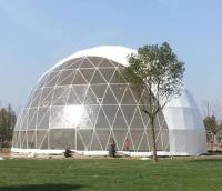 China 16M Diameter PVC Geodesic Dome Tent Outdoor Hotel Igloo Party Tents Big Exhibition Dome  Tent for sale