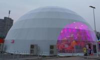 China 16M Diameter PVC Geodesic Dome Tent Outdoor Hotel Igloo Party Tents Big Exhibition Dome  Tent for sale
