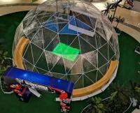 China 16M Diameter PVC Geodesic Dome Tent Outdoor Hotel Igloo Party Tents Big Exhibition Dome  Tent for sale