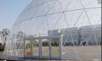 China 18M Waterproof Anti - UV Geodesic Dome Tent With Steel Pipes For Event Party for sale