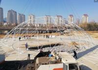 China 20M  PVC Geodesic Dome Strong Structure Steel Party Tent Transparent  Wedding Tent for sale