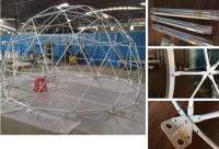 China Diameter 6M Half Sphere Geodesic Dome Tent PVC Fabric Cover Dome Party Tents for sale