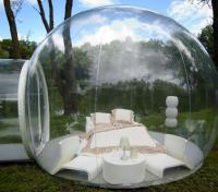 China Hotel Clear Inflatable Bubble Tent , Outdoor Inflatable Transparent Tent For Camping for sale