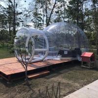 China Hotel Clear Inflatable Bubble Tent , Outdoor Inflatable Transparent Tent For Camping for sale