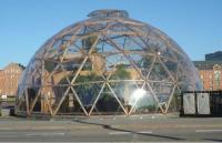 China 4M - 10M PVC Cover Metal Frame Garden Clear Geodesic Dome Tent For Sale Dome Party Tents for sale