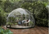 China 4M - 10M PVC Cover Metal Frame Garden Clear Geodesic Dome Tent For Sale Dome Party Tents for sale
