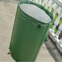 China Flexible 100L Collapsible PVC Water Butt Rain Barrel For Garden Rainwater Collector for sale
