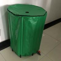 China Flexible 100L Collapsible PVC Water Butt Rain Barrel For Garden Rainwater Collector for sale