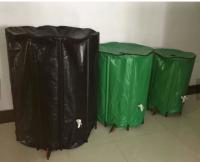 China Greenhouse PVC Garden Rain Barrels , Collapsible Plastic Water Barrels 150L Portable Water Tanks for sale