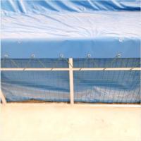 China Foldable Steel Mesh Tarpaulin Fish Tank For Fish Feeding , 10000 L Volume Fish Pond Plastic Tank for sale