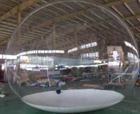 China PVC Clear Giant Inflatable Show Ball , Inflatable Snow Globe For Christmas Promotion for sale