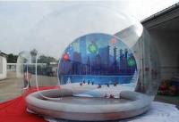 China PVC Clear Giant Inflatable Show Ball , Inflatable Snow Globe For Christmas Promotion for sale