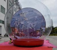 China PVC Clear Giant Inflatable Show Ball , Inflatable Snow Globe For Christmas Promotion for sale