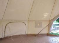 China 100% Cotton Canvas Fire Retardant Tarpaulin Outdoor Camping Bell Tents for sale