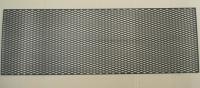 China Carbon Fiber PVC Coated Mesh Black Automobile Network 120cm X 40cm Size Plastic Coated Wire Mesh Panels for sale