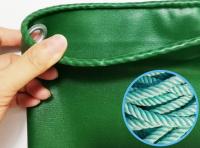 China 650gsm Waterproof UV Stabilized PVC Truck Cover B1 Flame Retardant In Green Color for sale