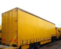 China 680 Gsm Durable PVC Truck Cover Coated Tarpaulin Waterproof Inflaming Retarding Tarpaulin Truck Cover for sale